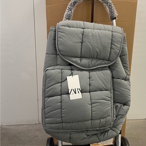 Zara | Other | Zara Quilted Shopping Cart In Gray | Poshmark